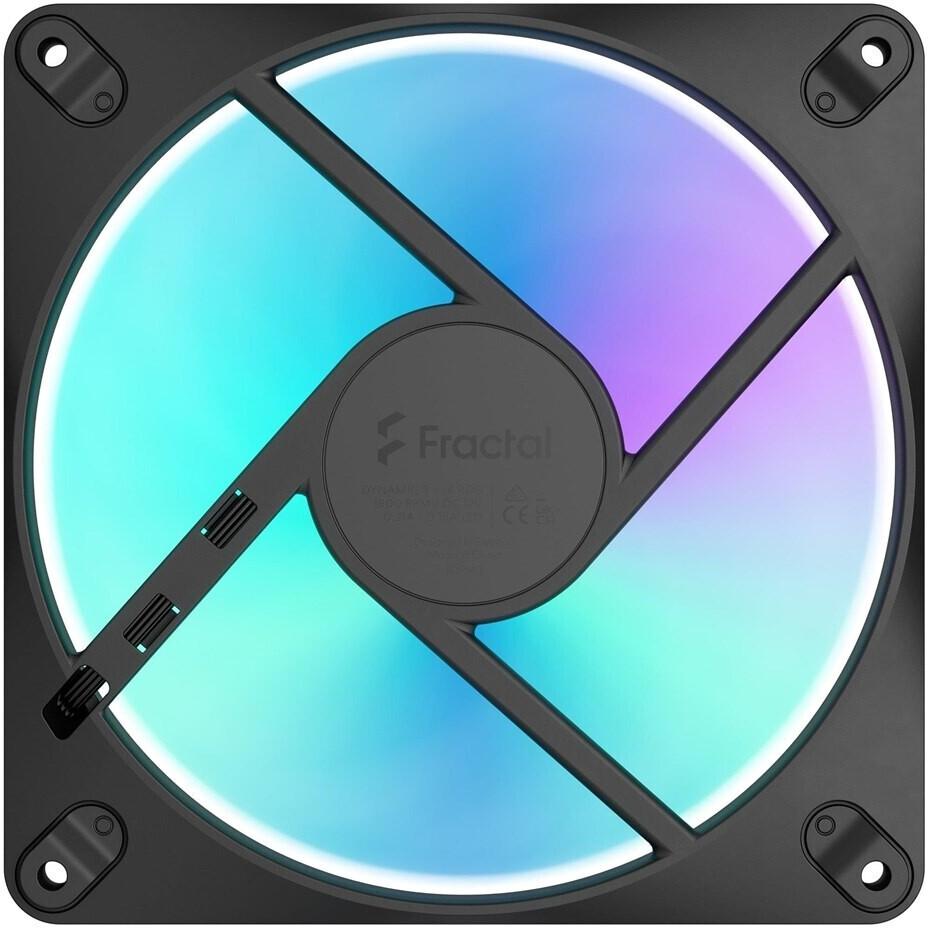 Fractal Design Dynamic 3 Gehäuselüfter 140mm schwarz (FD-F-DY3-1401) ab ...