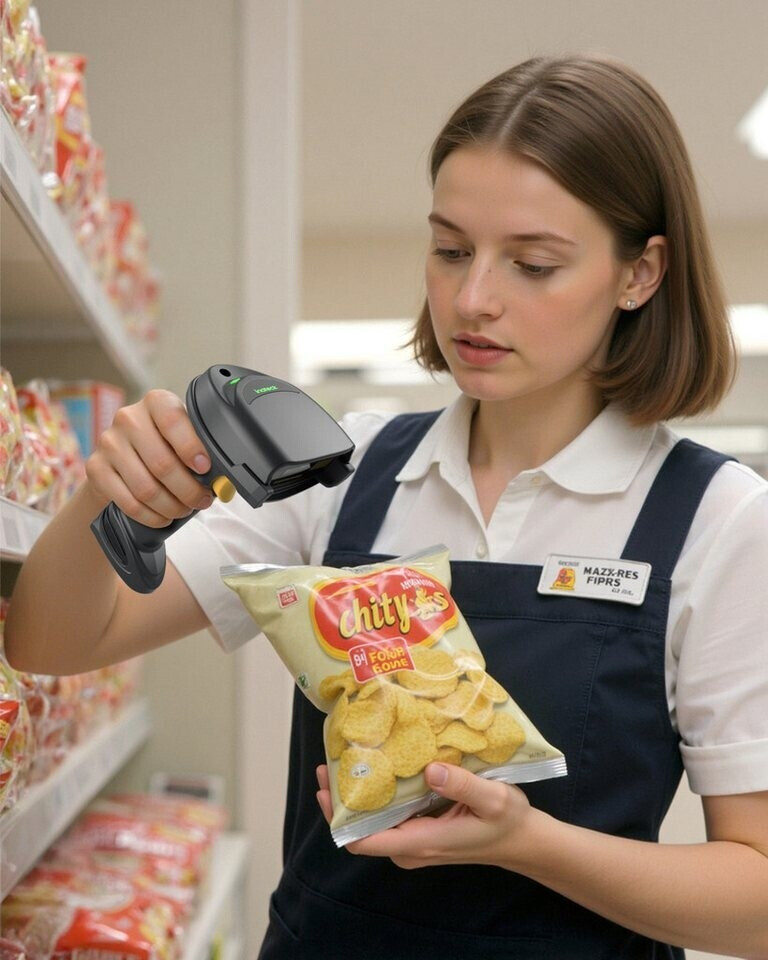 Inateck N6008-G Barcode-Scanner 1D/2D, kabellos, Bluetooth/2.4G/USB ...