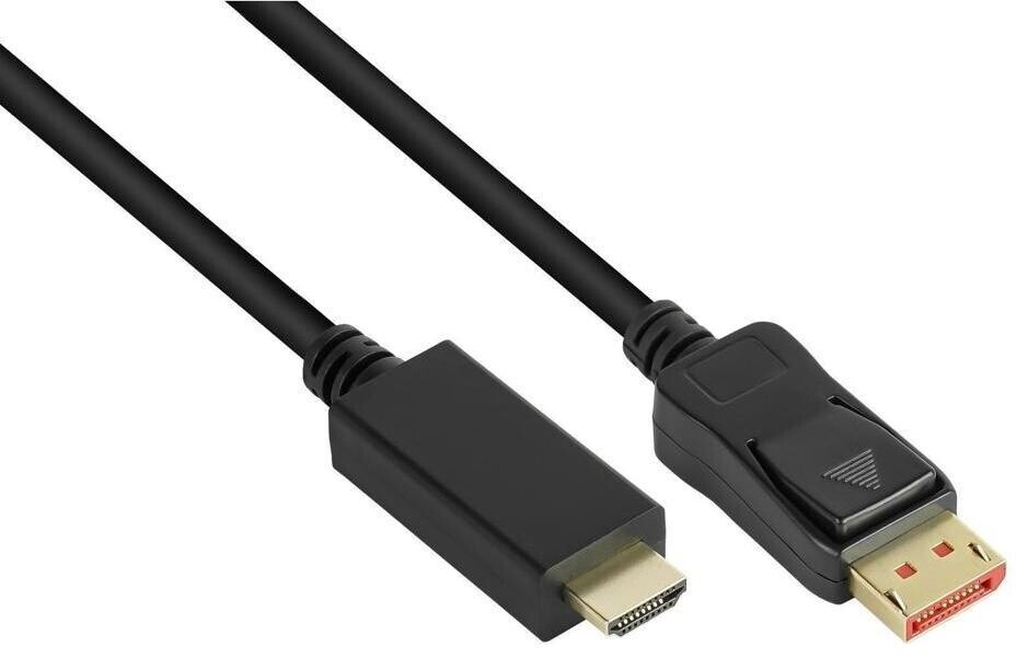 Good Connections DP14-HDMI Kabel DisplayPort 1.4 auf HDMI 2.0, 2m ...