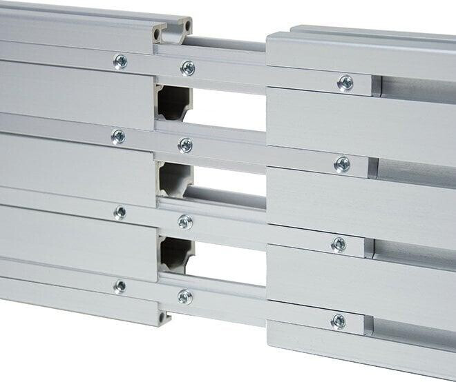 B-Tech BT8390-070/B V2 Rail de montage horizontal 0,7m, noir (BT8390 ...