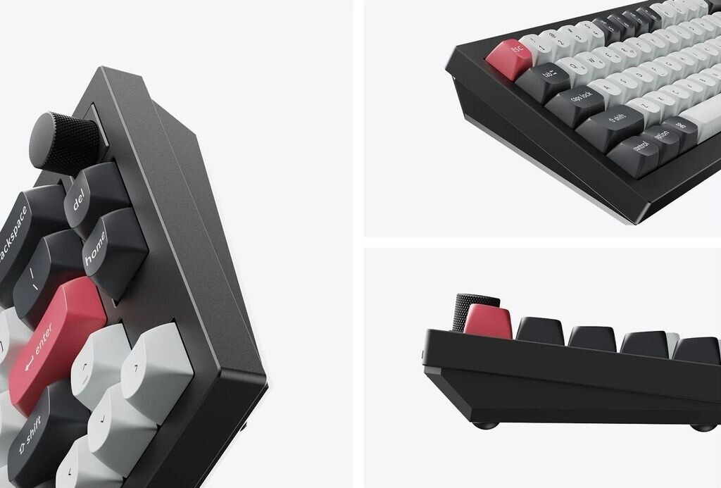 Keychron Q2 HE QMK Gaming-Tastatur QWERTY 2.4G/Bluetooth/USB-C RGB ...