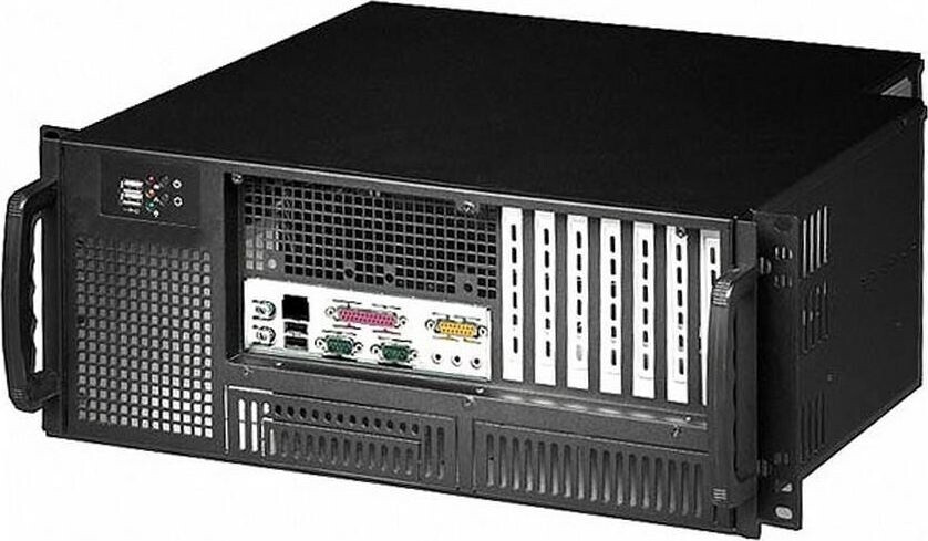 Techly Boîtier PC ATX Rack 19" 4U noir (I-CASE MP-P4HX-BLK6) au ...