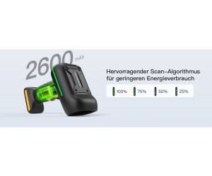 Inateck BCST-75S Barcodescanner 2D, Bluetooth/Funk/USB, IP67 (BCST-75S ...