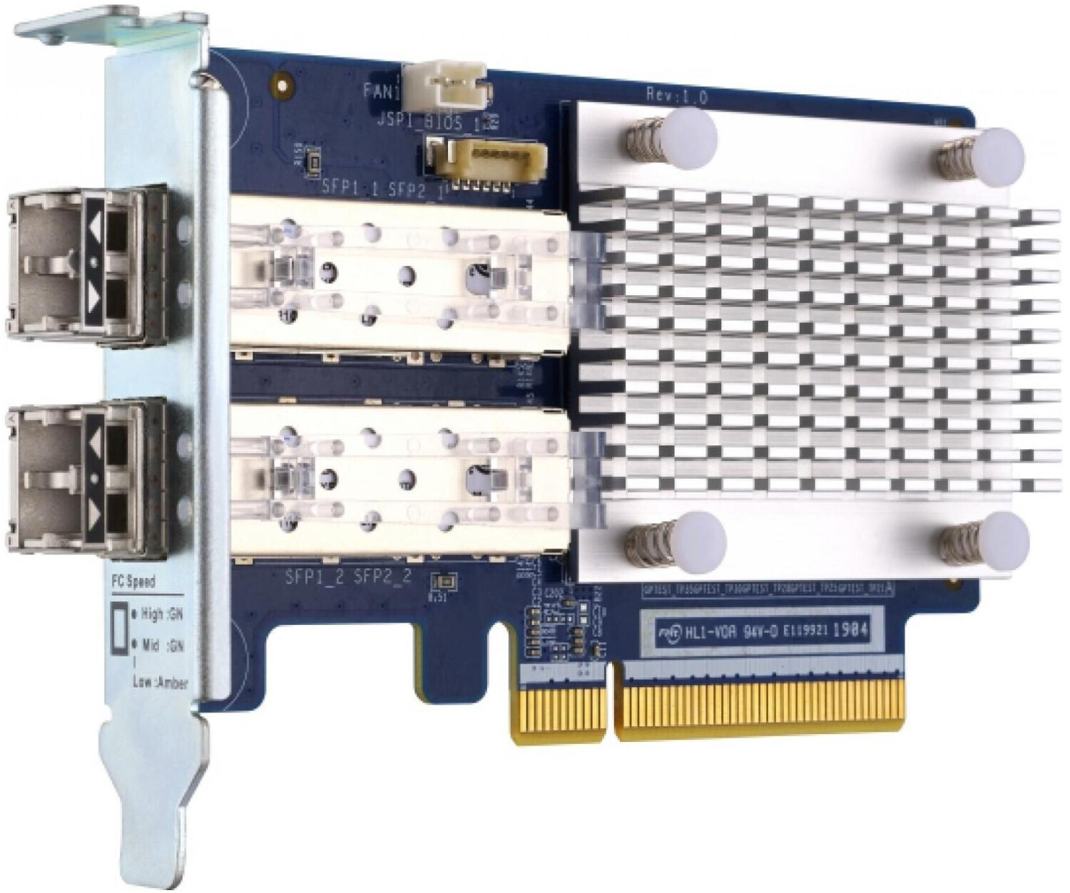 QNAP QXP-16G2FC Dual-Port 16Gb Fibre-Channel-Hostbus-Adapter PCIe 3.0 ...