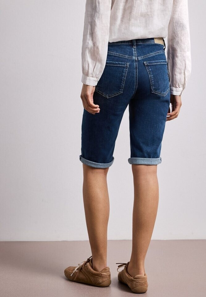Street One Slim Leg Bermuda mit Turn-Up-Detail (A380314) navy ab 32,49 ...