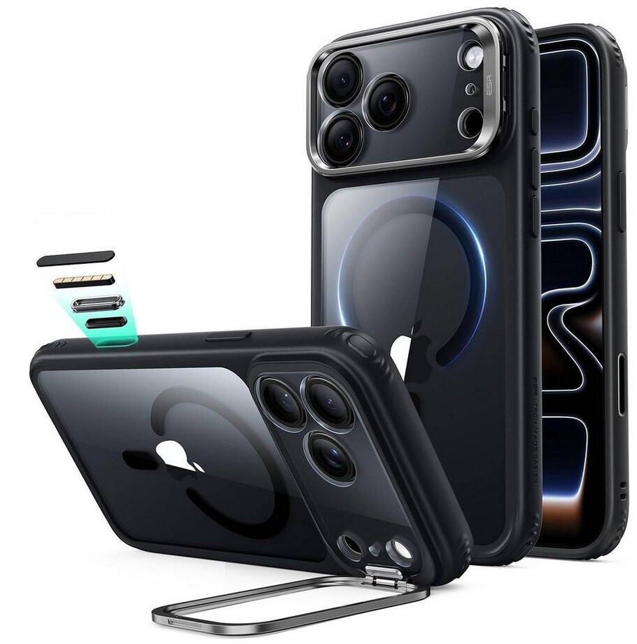 ESR Classic Hybrid HaloLock Kickstand Case iPhone 18 Pro Max / 17 Pro ...