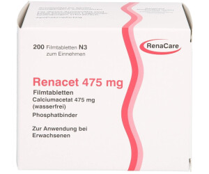 Renacet 475 mg Tabletten (200 Stk.) ab € 10,91 | Preisvergleich bei ...
