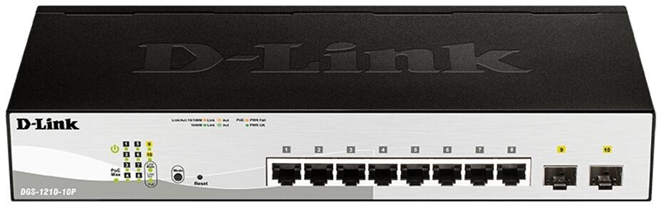 D-Link 10-Port Gigabit Switch (DGS-1210-10P) a € 138,97 (oggi ...