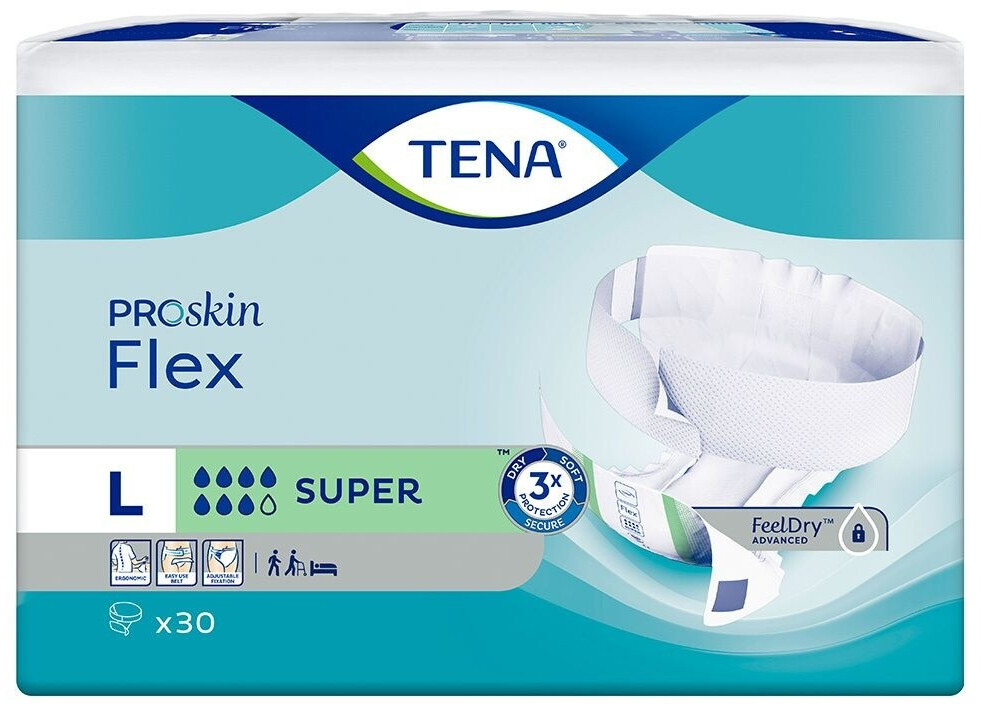Tena Flex Super Large (30 Stk.) ab € 36,59 | Preisvergleich bei idealo.at