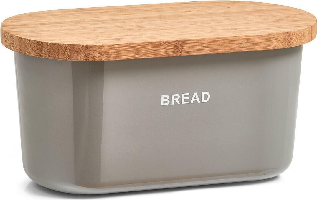 Zeller Bread Box White Melamine/Bamboo (25351) au meilleur prix sur ...