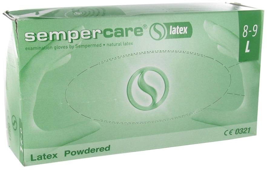 Lohmann & Rauscher Sempercare Latex Unters.handschuhe Gepudert Gr. L (100 Stk.) ab 13,60 ...