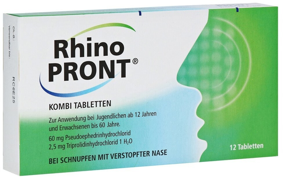 Rhinopront Kombitabletten (12 Stk.) ab 5,26 € (Mai 2024 Preise ...