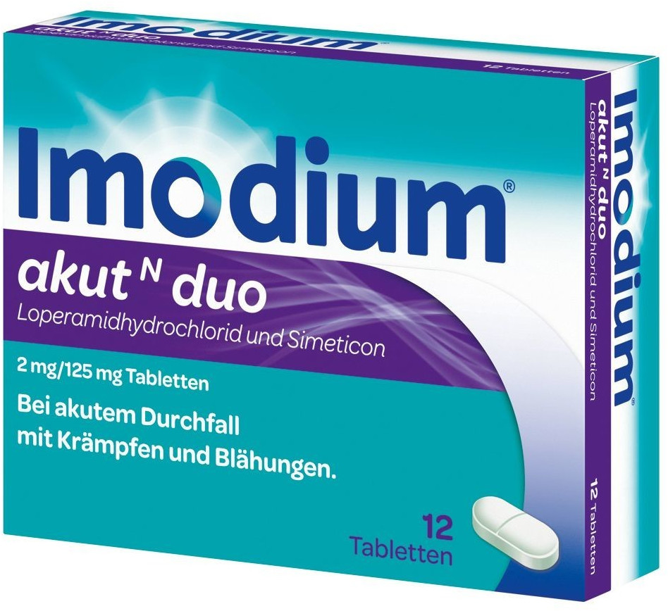 Imodium akut N Duo Tabletten (12 Stk.) ab 8,68 € | Preisvergleich bei ...