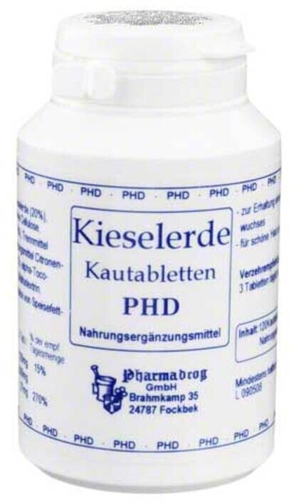 Pharmadrog Kieselerde Kautabletten (120 Stk.) ab 9,44 ...