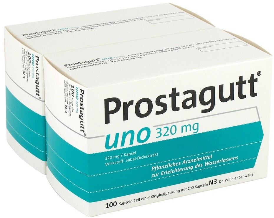 Prostagutt Uno Kapseln (200 Stk.) ab 60,73 € (Mai 2024 Preise ...