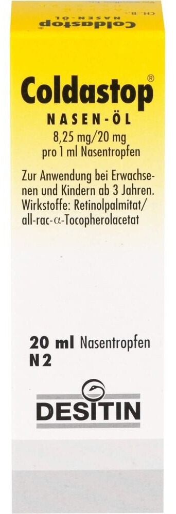 Coldastop Nasenöl (20 ml) ab 6,90 € | Preisvergleich bei idealo.de