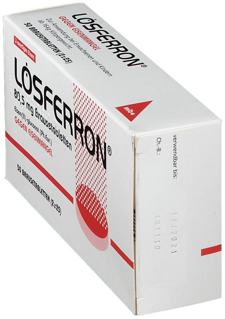 Lösferron Brausetabletten (50 Stk.) ab 8,10 € | Preisvergleich bei ...