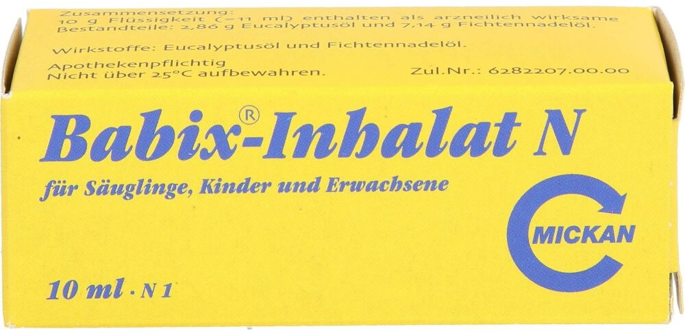 Babix Inhalat N (10 ml) ab € 6,95 | Preisvergleich bei idealo.at
