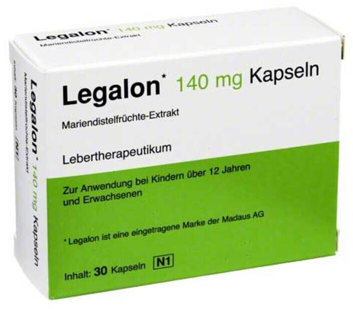 Legalon 140 Kapseln (30 Stk.) ab 13,91 € | Preisvergleich bei idealo.de