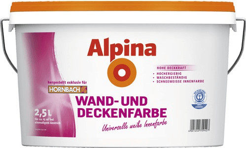 Alpina Wand- und Deckenfarbe 2,5 Liter ab 20,95 € | Preisvergleich bei idealo.de