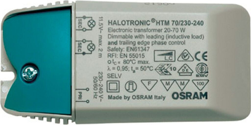Osram Halotronic-Trafo HTM 70/230-240 ab 8,40 € | Preisvergleich bei ...