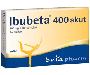Ibubeta 400 akut Filmtabletten ab 0,83 € | Preisvergleich bei idealo.de
