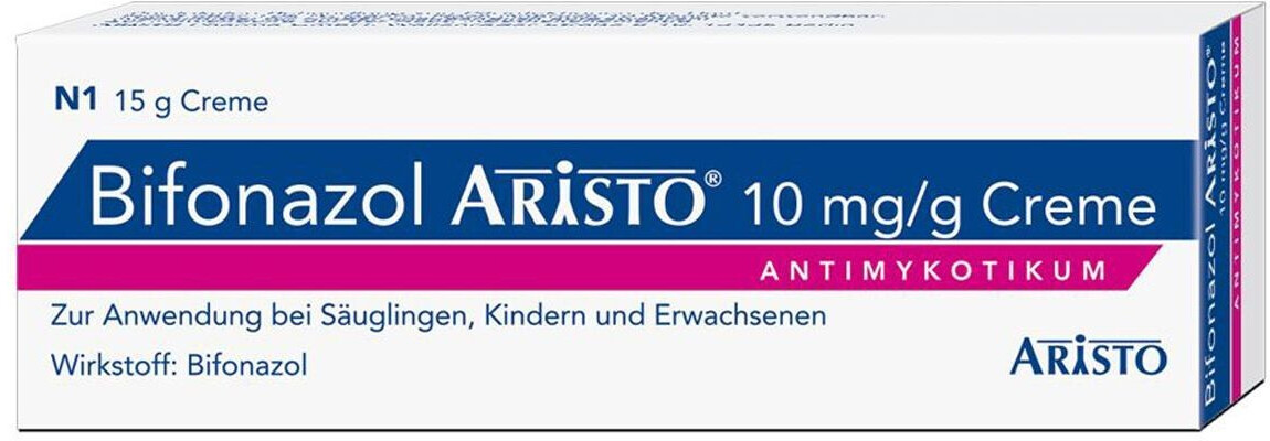 Bifonazol Aristo 10 mg / g (15 g) ab 2,40 € | Preisvergleich bei idealo.de