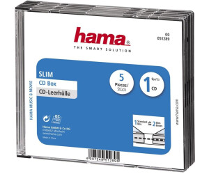 Hama 51289 CD-ROM Slim 5 Leerhüllen ab 4,29 € | Preisvergleich bei ...