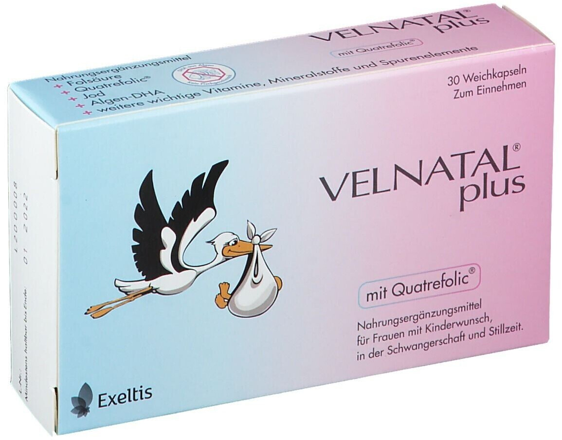 Exeltis Velnatal plus Kapseln (30 Stk.) ab 18,45 € | Preisvergleich bei ...