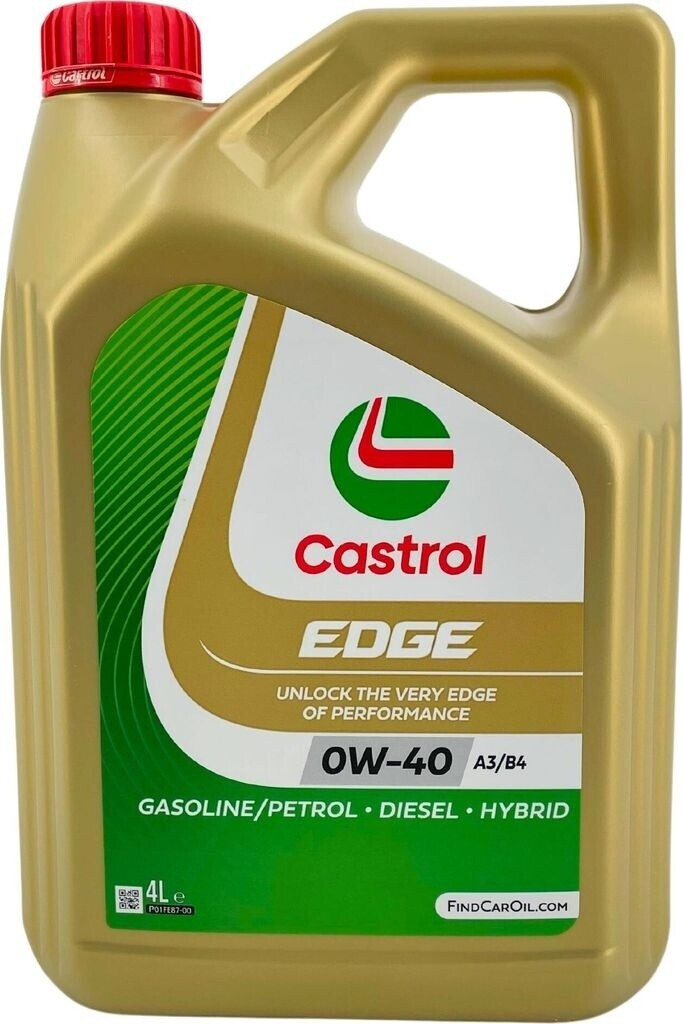 Castrol Edge Fluid Titanium 0w 40 A3 B4 4 L Ab 37 12