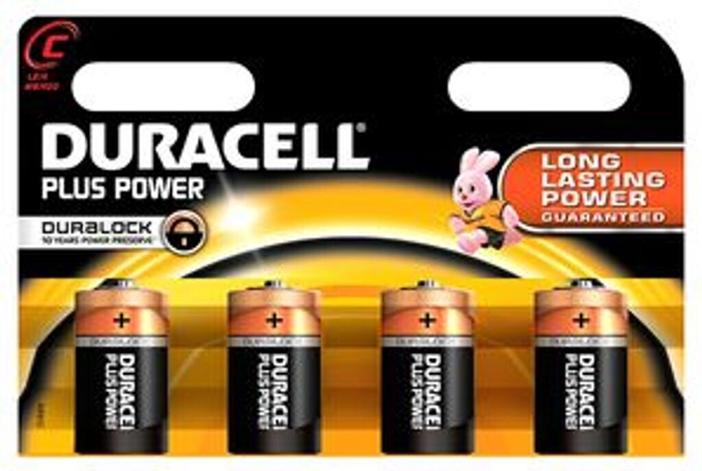 Duracell Alkaline PLUS POWER Baby C battery 1.5V (4 pcs.) au meilleur ...