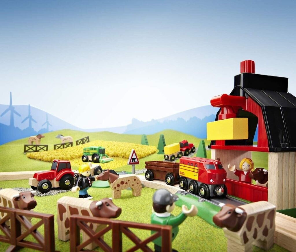 Buy Brio Farm Railway Set (33719) from £28.99 (Today) – Best Deals on ...