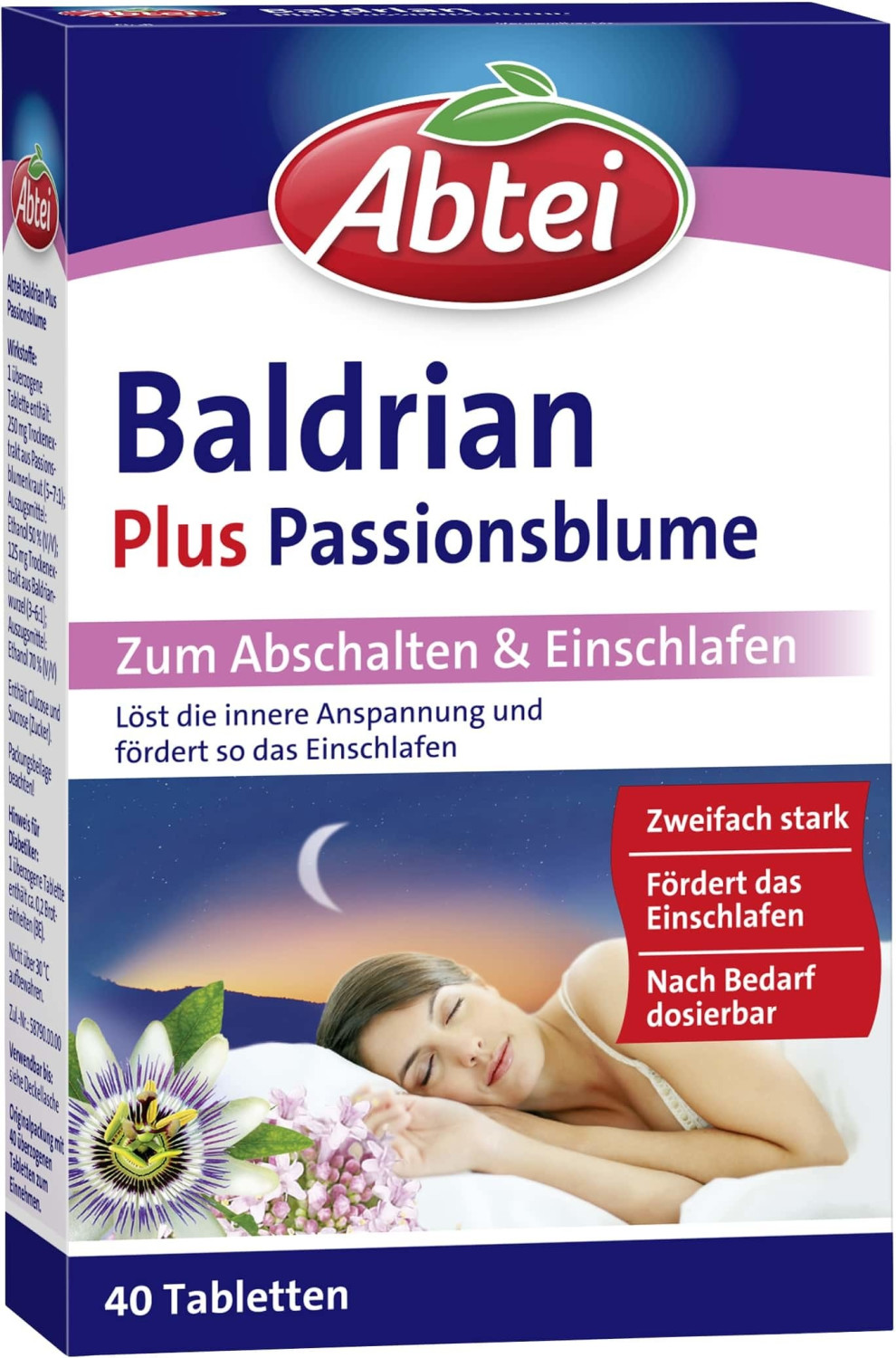 Baldrian Plus Passionsblume Tabletten überzogen (40 Stk.) ab 5,36 ...