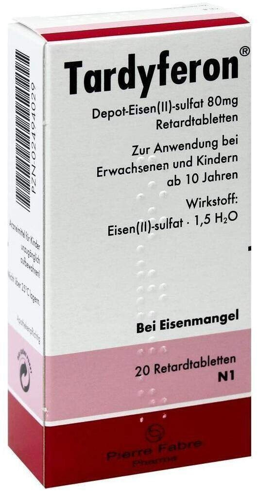 Tardyferon Dragees (20 Stk.) ab 3,13 € | Preisvergleich bei idealo.de