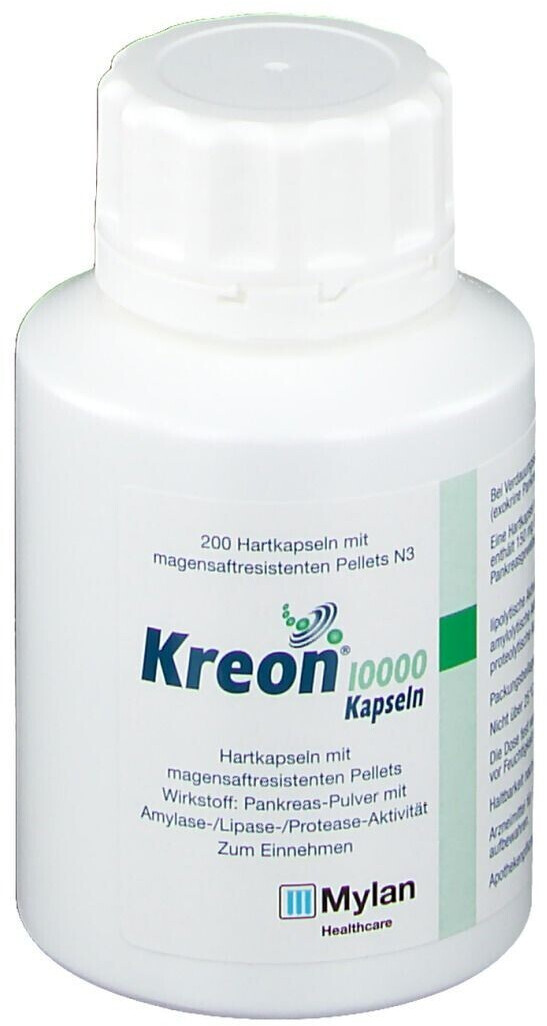 Kreon 10000 Kapseln (200 Stk.) ab 43,10 € | Preisvergleich bei idealo.de