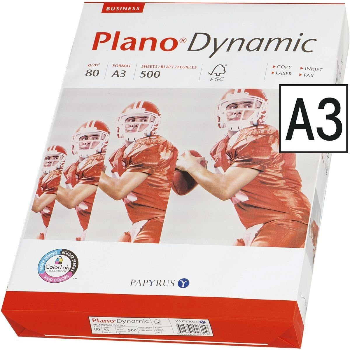 Papyrus PlanoDynamic Universal-Papier, A3, 80g/qm, weiß (88027688) ab ...