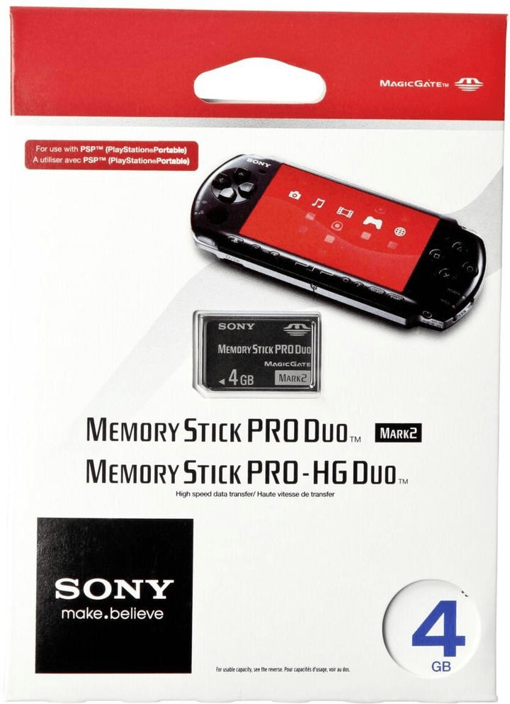 Sony Memory Stick ProDuo Mark2 4GB ab 14,55 € | Preisvergleich bei ...