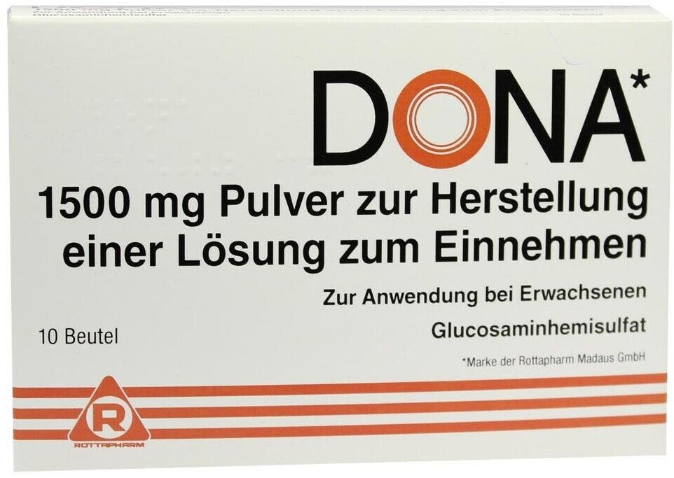 Dona 1500 mg Beutel (10 Stk.) ab 13,99 € | Preisvergleich bei idealo.de