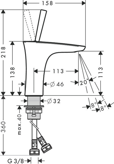Hansgrohe PuraVida 110 chrom (15070000) ab 398,65 € | Preisvergleich ...