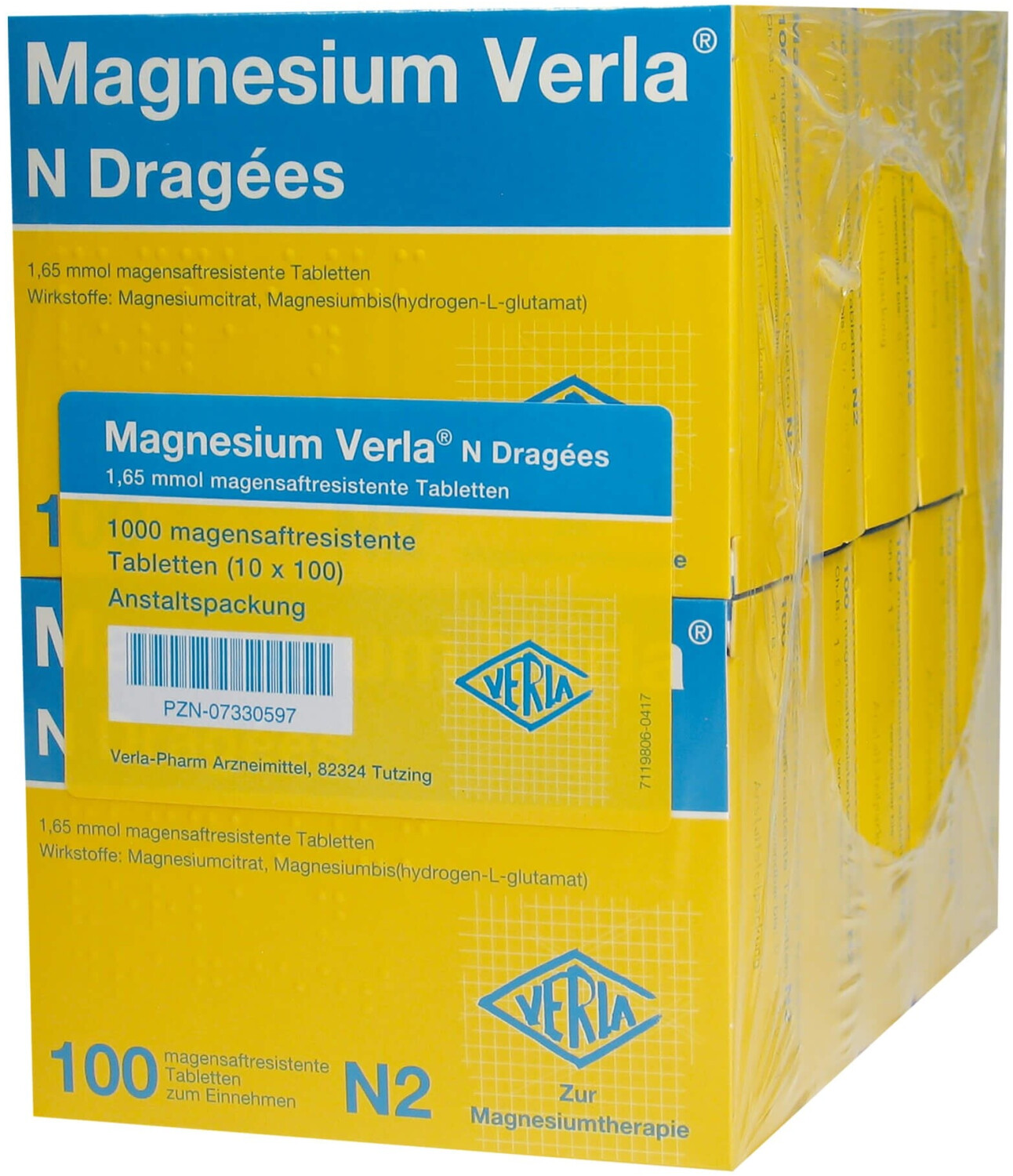 Magnesium Verla N Dragees (10 x 100 Stk.) ab 47,02 € online & in deiner ...