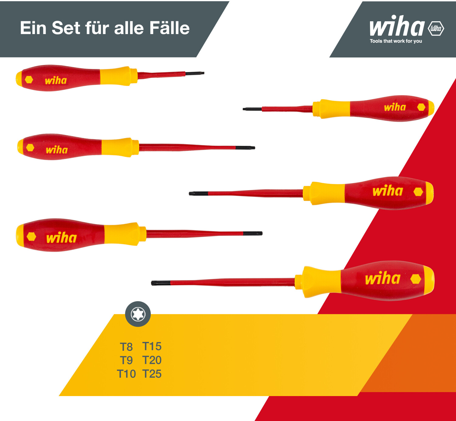 Wiha SoftFinish® electric slimFix TORX®-Schraubendrehersatz 6t ab 34,68 € | Preisvergleich bei ...