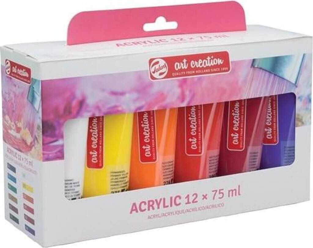 Royal Talens ArtCreation Essentials Acrylfarbe Komplettset 12x75ml ab ...