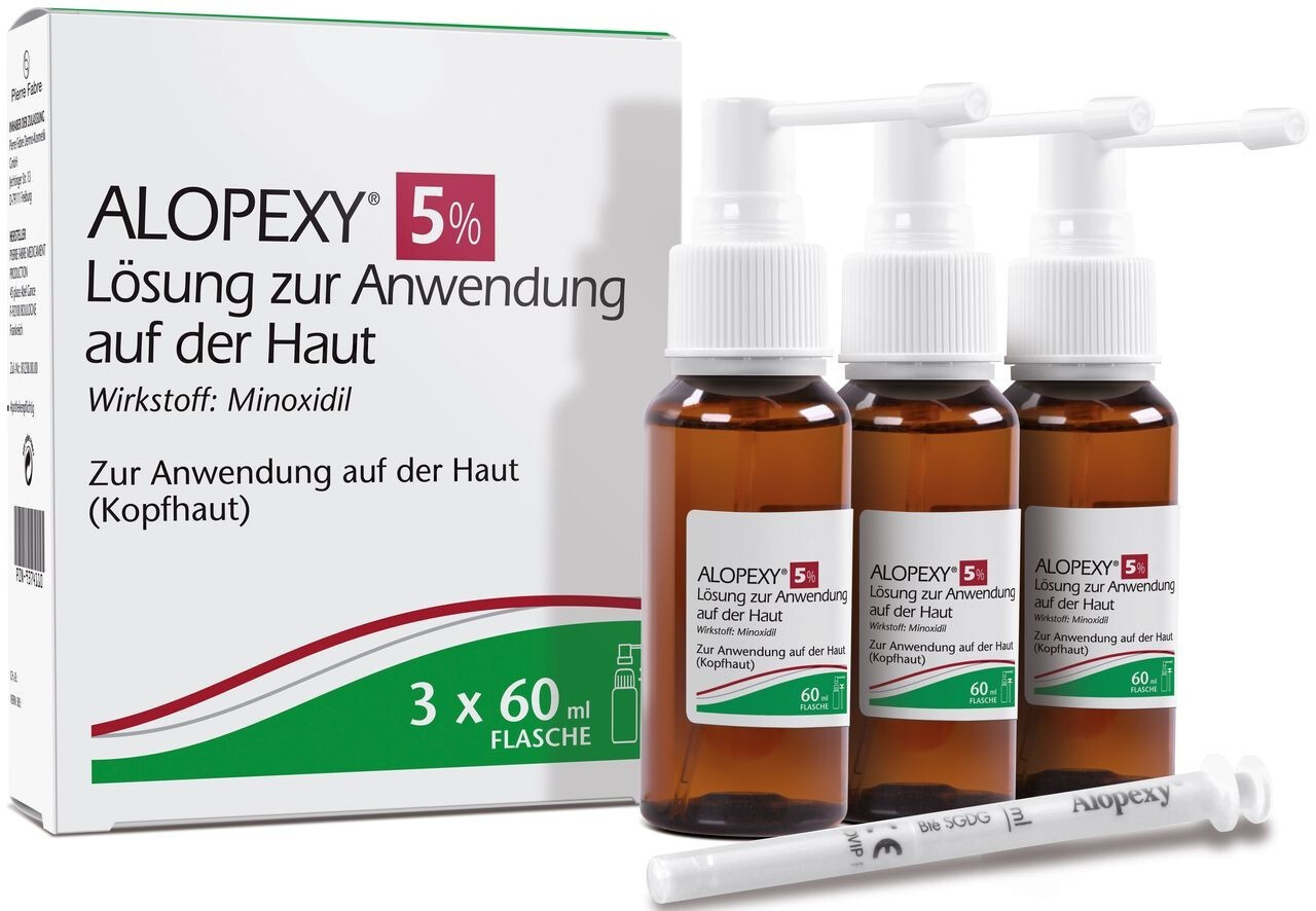 Alopexy 5% Lösung zur Anwendung auf der Haut (3 x 60 ml) ab 33,21 ...