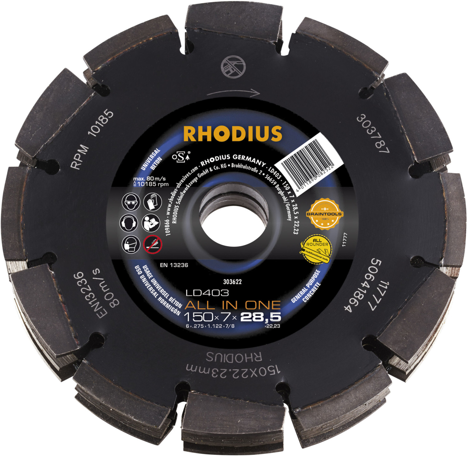 RHODIUS Diamant-Trennscheibe 150 mm (303622) ab 155,34 ...