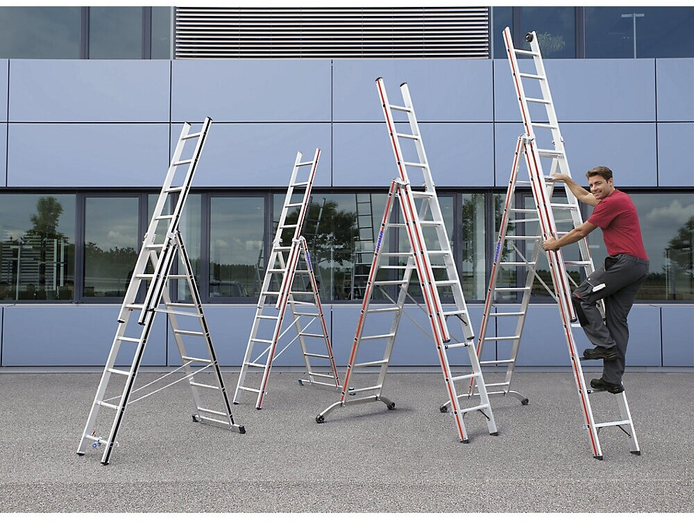 Hymer Alu-Pro Allzweckleiter 3x6 Sprossen ab € 192,55 | Preisvergleich ...