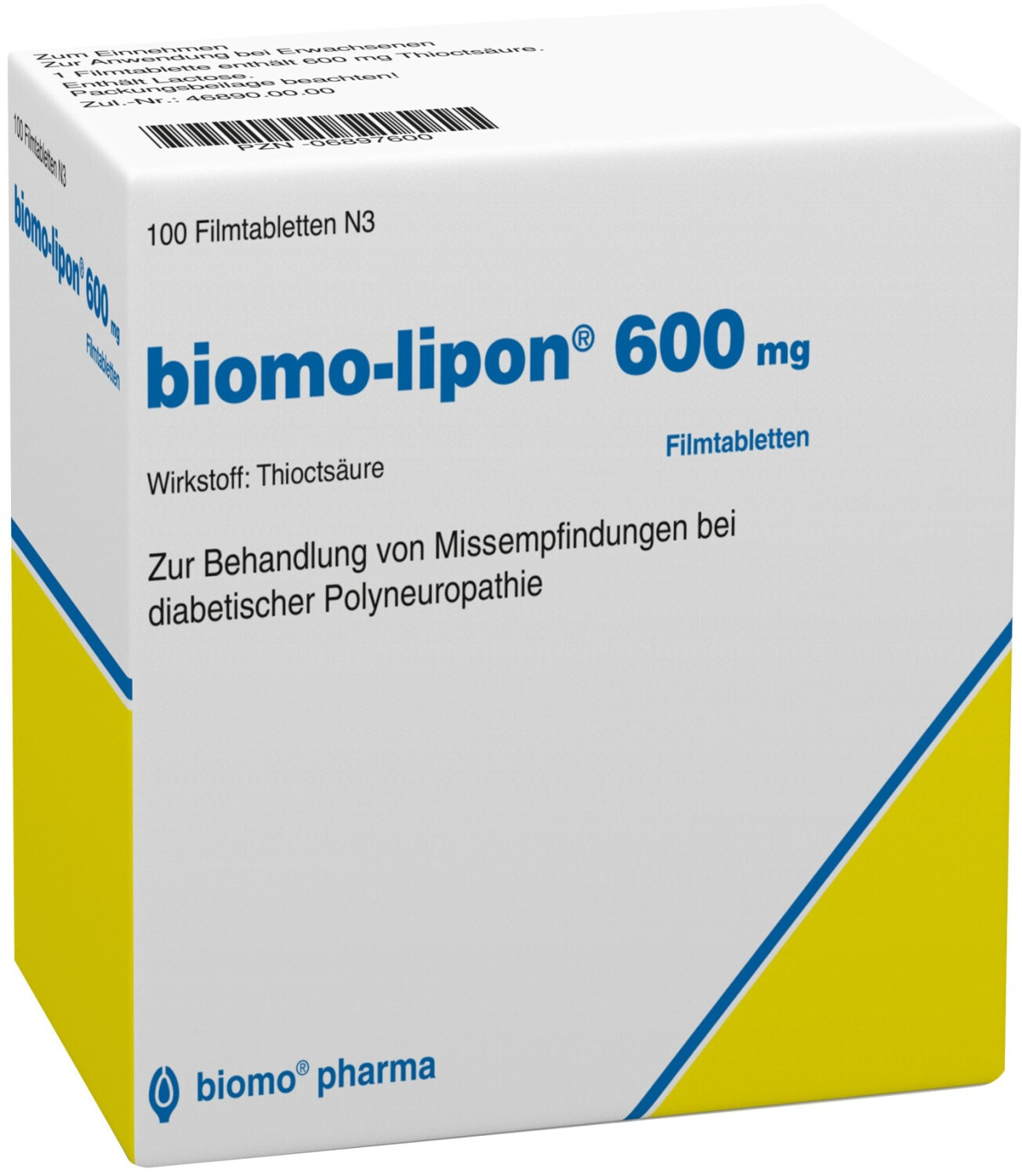 Lipon 600 Filmtabletten (100 Stk.) ab 44,63 € (Mai 2024 Preise ...