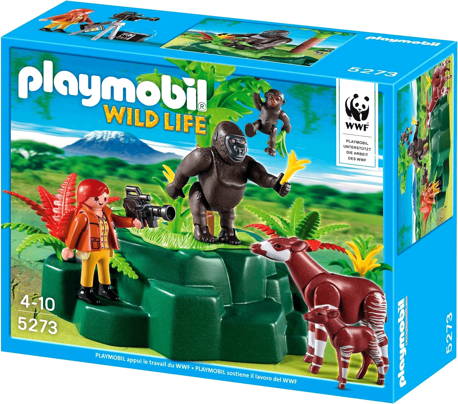 Playmobil Wild Life - WWF-Zoologin bei Okapis und Gorillas (5273) ab 16 ...
