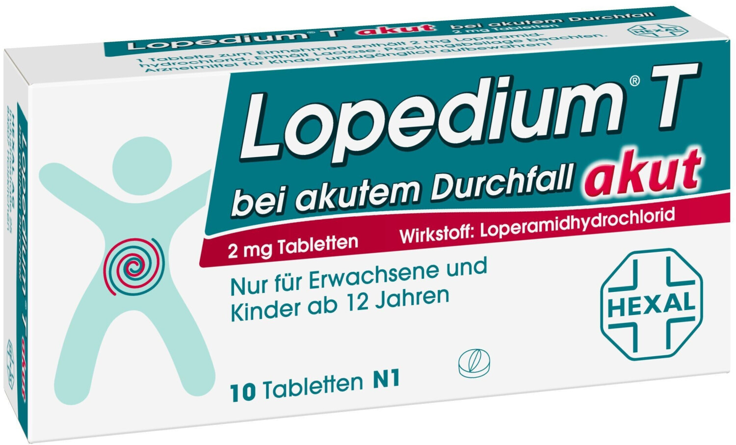 Lopedium T Akut Bei Akutem Durchfall Tabletten (10 Stk.) ab 1,87 ...