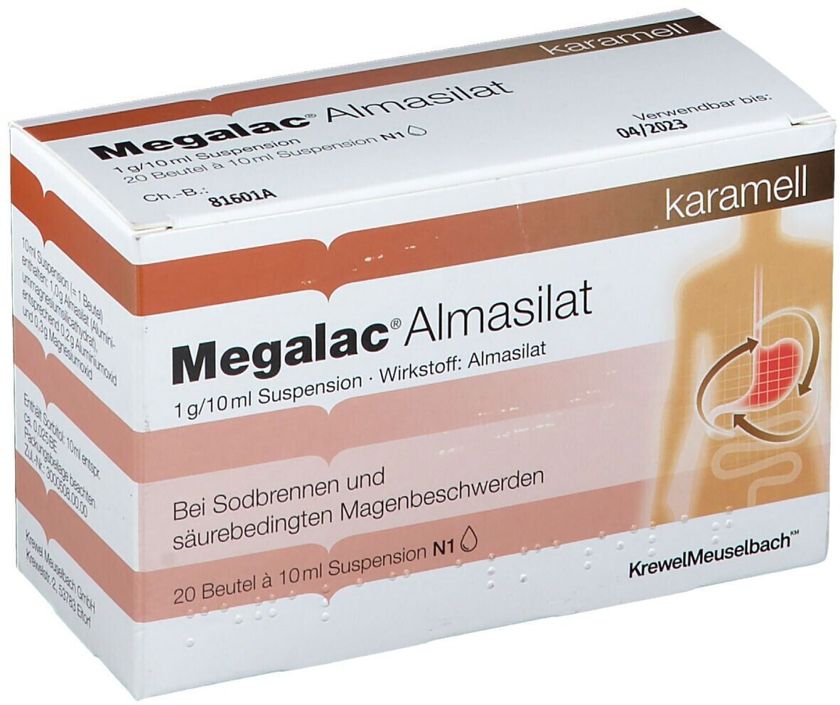 Megalac Almasilat Susp. (20 x 10 ml) ab 9,42 € | Preisvergleich bei ...