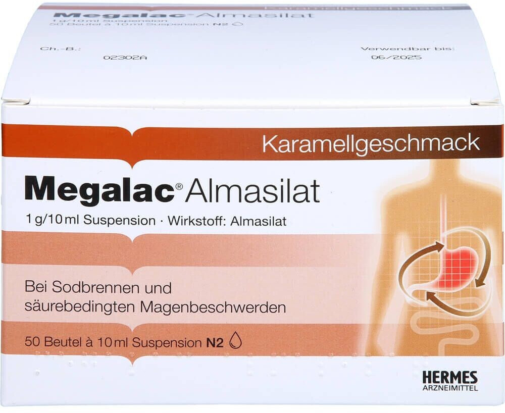 Megalac Almasilat Susp. (50 x 10 ml) ab 25,55 € | Preisvergleich bei ...
